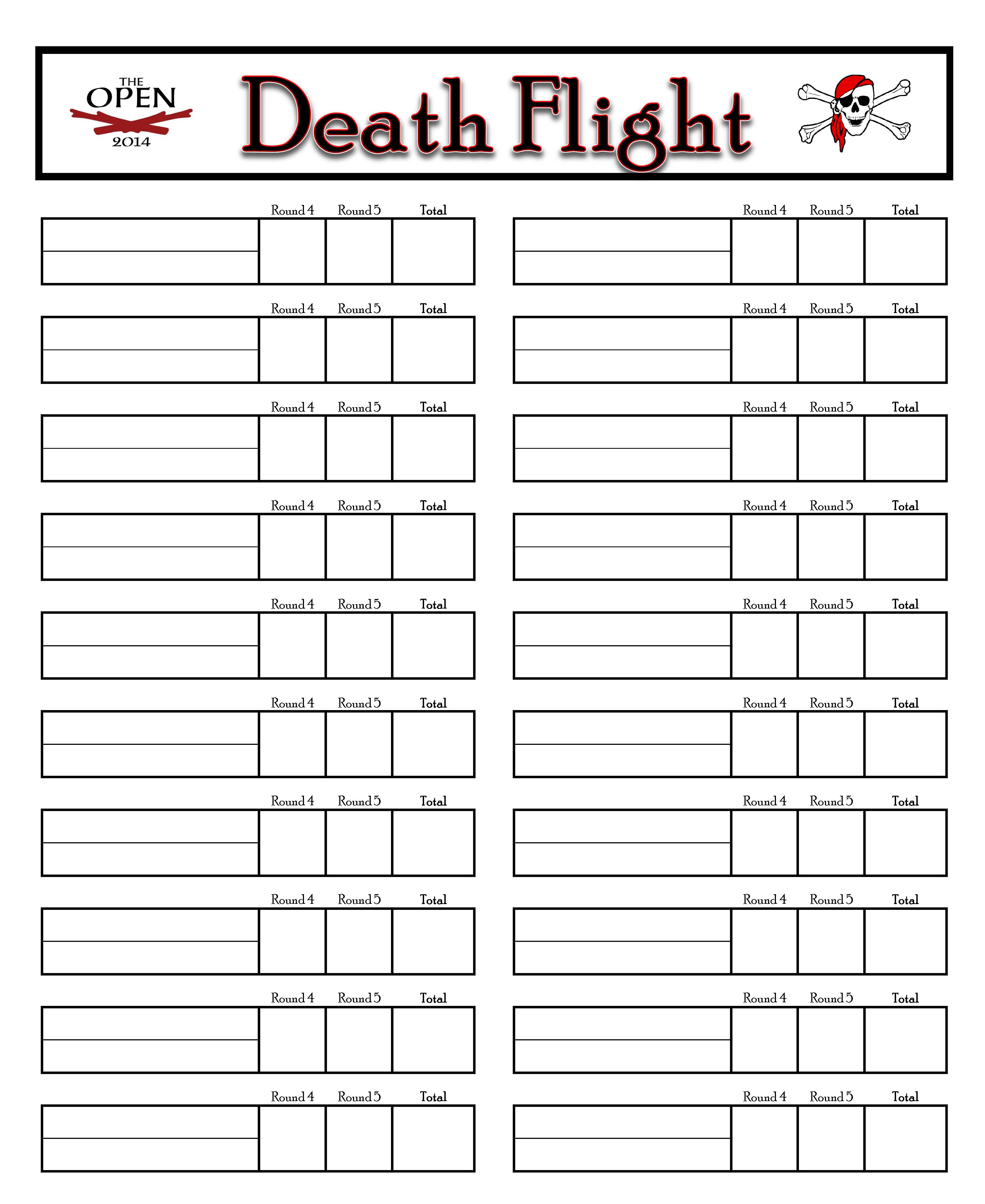 Custom Scoresheets Www pts85